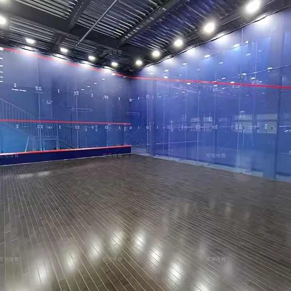 MCG Portable Single and Double Squash Court Glass Installation ...
