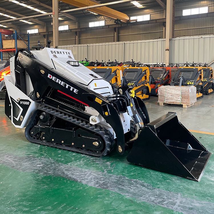 Earth-moving Machinery Mini Skid Steer Loader Derette V1000 Compact ...