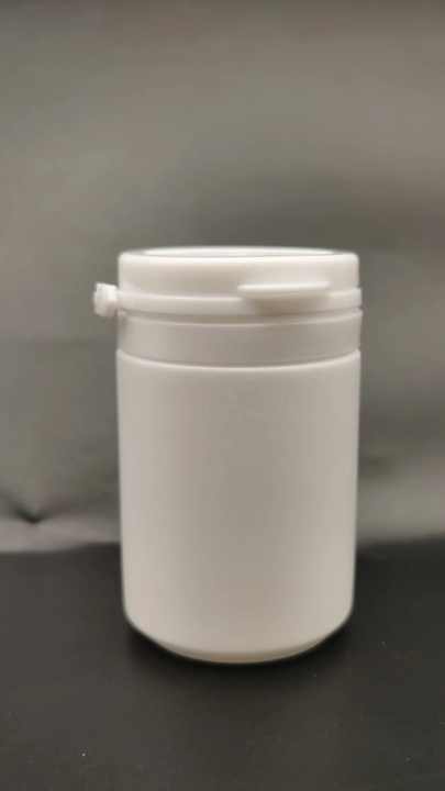 2oz straight jar PE jar with tear off cap for pill package or chewing ...