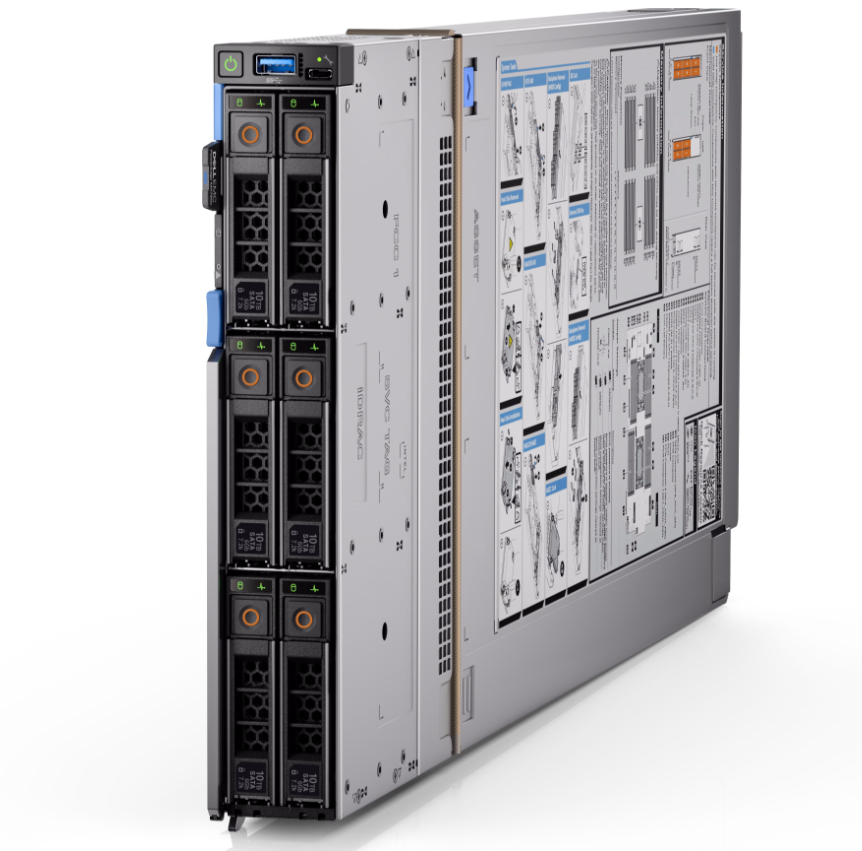 Poweredge Mx750c Single-width Compute Sled Server 2.5" Chassis With Up ...