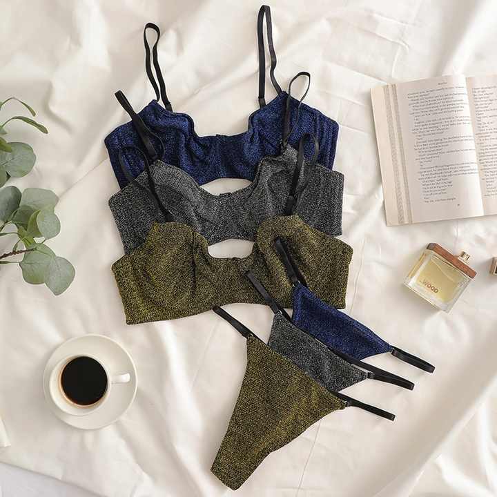 Wholesale Sexy Bra and Panty Sets - Seamless & Shiny