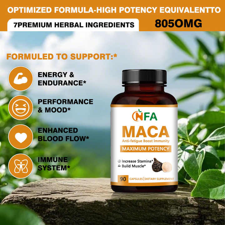 High Quality Maca Anti Fatigue Capsules Ideal for Men's Daily Boost ...