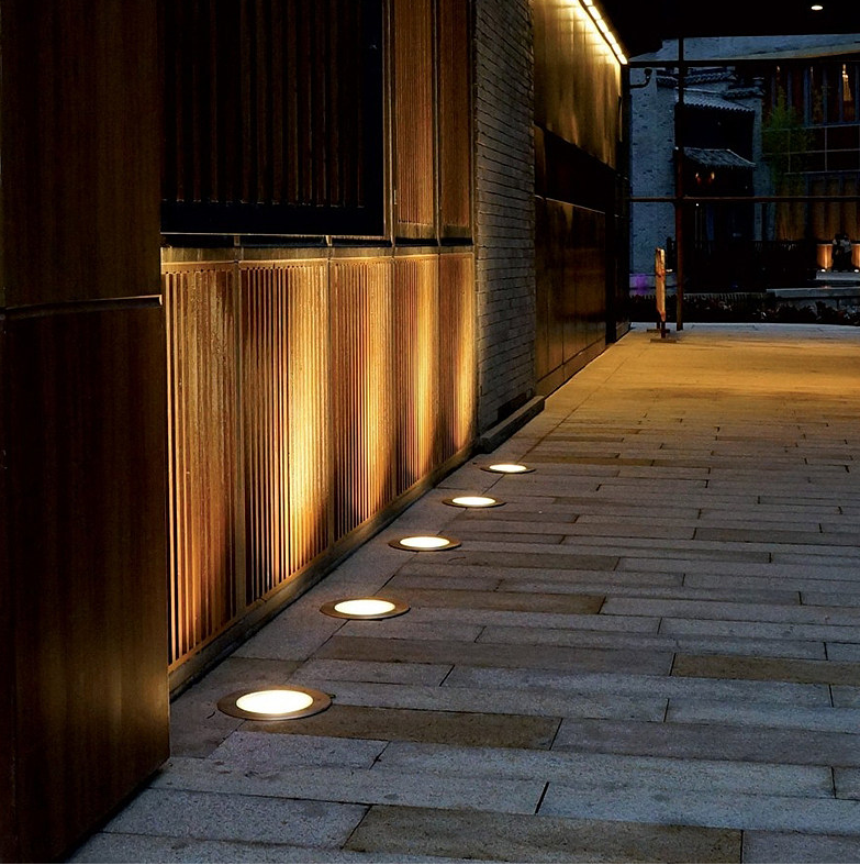 LED Round Inground Light 24W 24V Outdoor Recessed Ground Light for ...