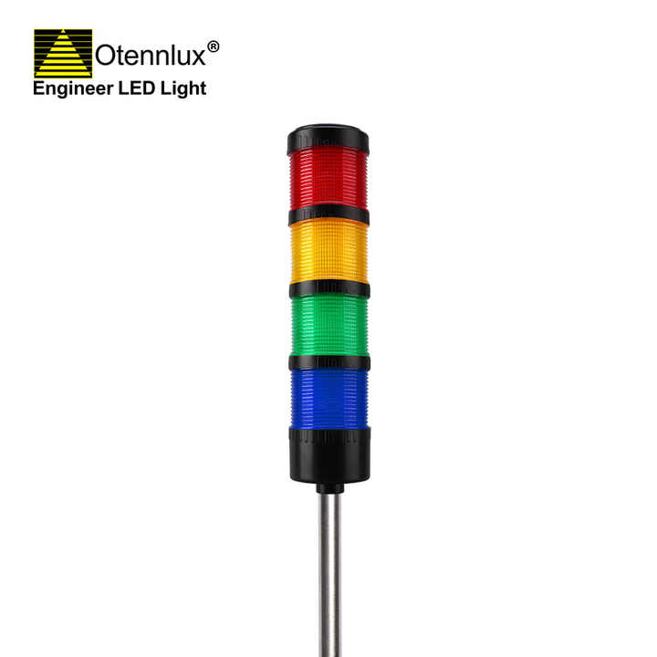 4 Layers 100~277V LED Statues Indicator Light - 50000h Lifespan