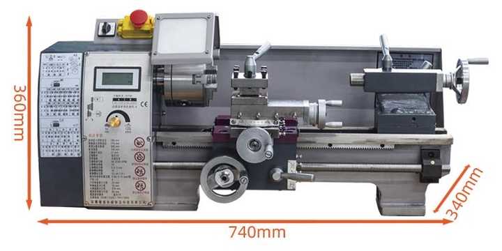 Wm210v Metal Lathe - Mini Lathe Machine for Light Duty