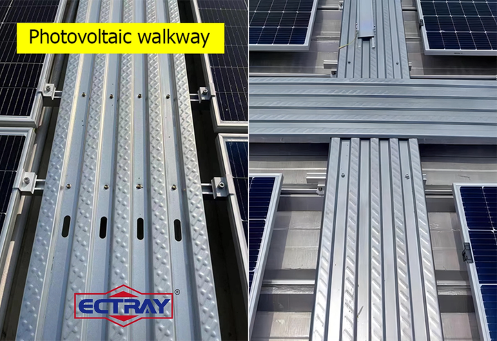Customized Zn-Al-Mg Alloy Photovoltaic Walkway for Solar Maintenance ...