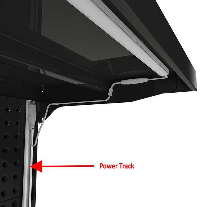 LED Shelf Light with Power Track - Efficient Display Lighting