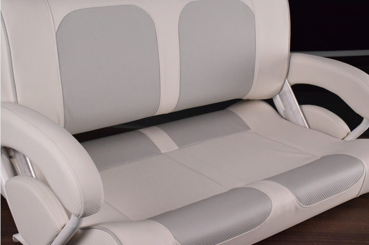 Double Fishing Boat Sofa Bench Seat Captain Chair with Arm Rests