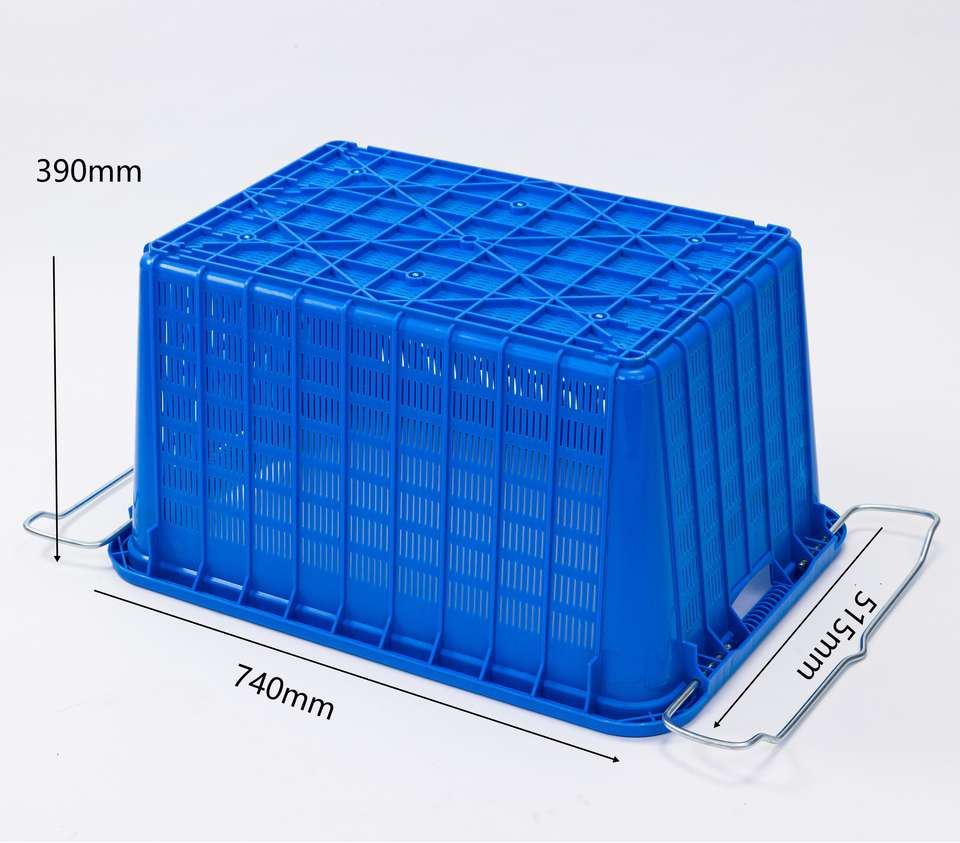 Recyclable and Stackable Plastic Boxes Wholesale Durable Container Iron ...