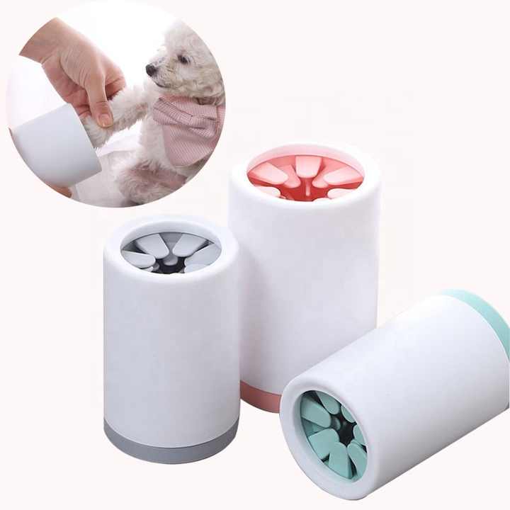 New Design Pet Cleaning Tools Soft Silicone Portable 360 Degree Dog Paw ...