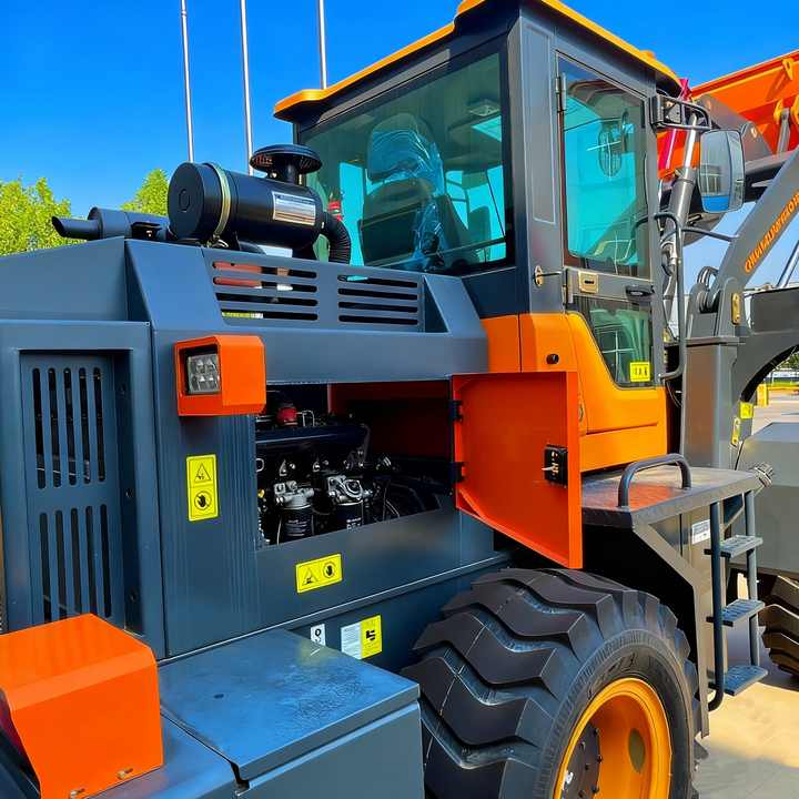 Diesel 4WD Off-Road Hydraulic Lift Forestry Loader Shovel for Snow ...