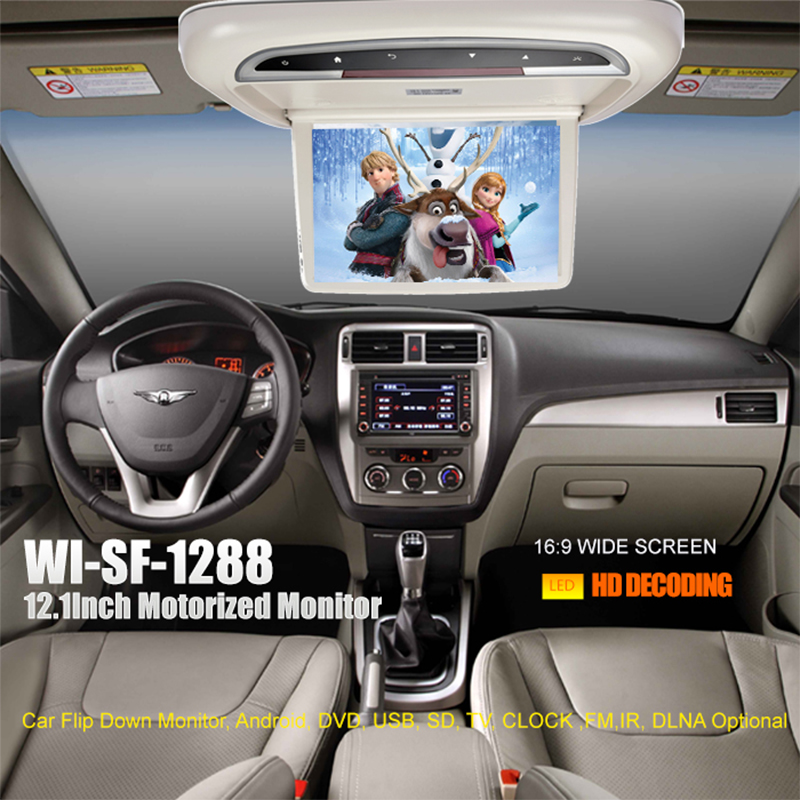 9/10/11/12/13/15/17/18/21 Inch Video Roof Bus Monitor IPS Screen 1080P ...