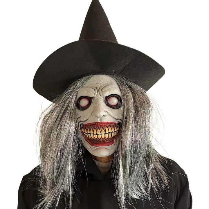 Creepy Human Face Costume Mask - ISO9001 Factory Quality