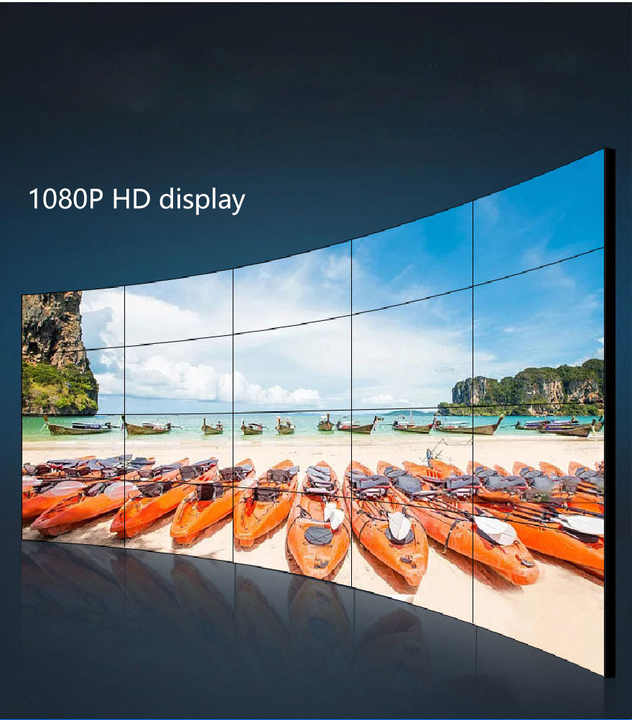4k Lcd Screen Panel Ultra Narrow Bezel Hd Video Wall 46 49 55 65 Inches ...