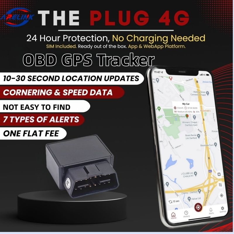 4G OBD2 GPS Vehicle Tracker with Remote Control and Real-Time Tracking ...
