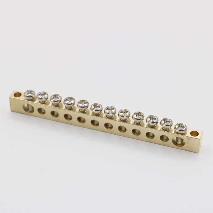 High Quality Copper Earth Terminal Block Neutral Link Bar Terminals 10 ...