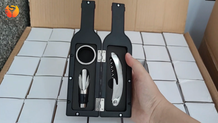 Wine Opener Set - Promotional 5 Pieces Stainless Steel Tool