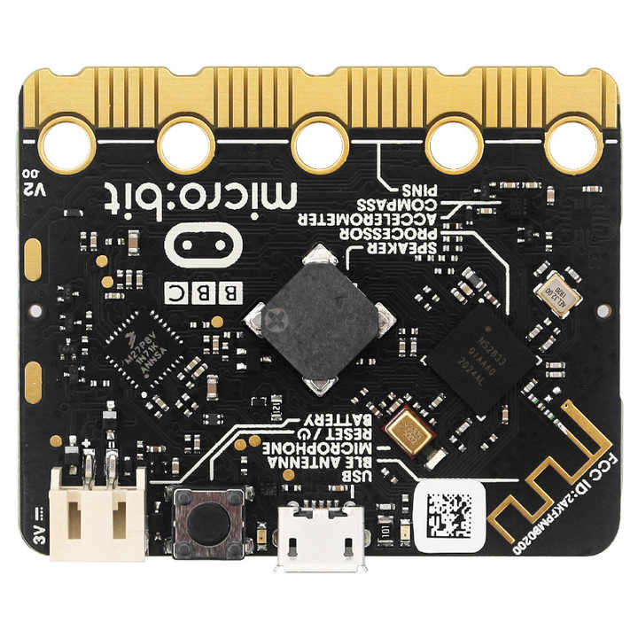 Placa base de micro bits BBC V2.2 Placa de desarrollo gráfica ...