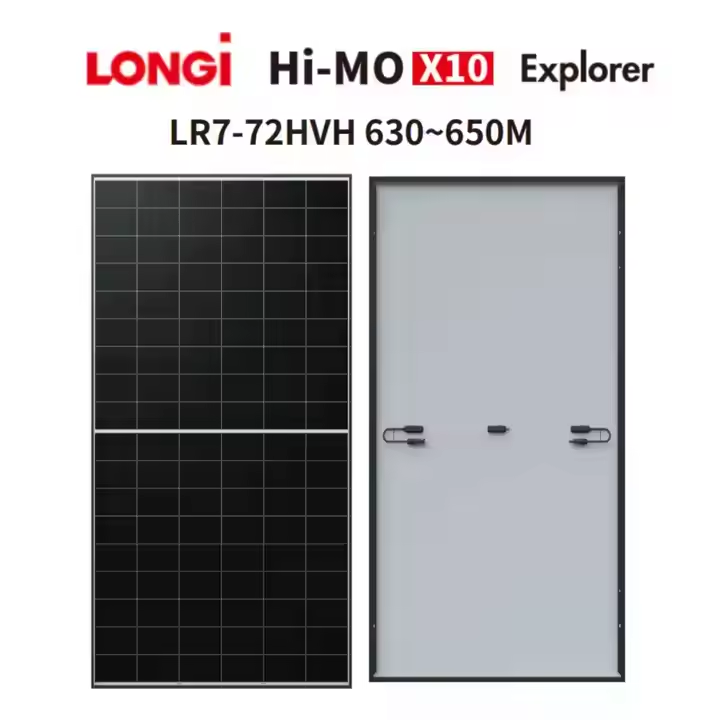 Longi Hi-MO X10 Explorer LR7-72HVH 630~650M a Grade Monocrystalline ...