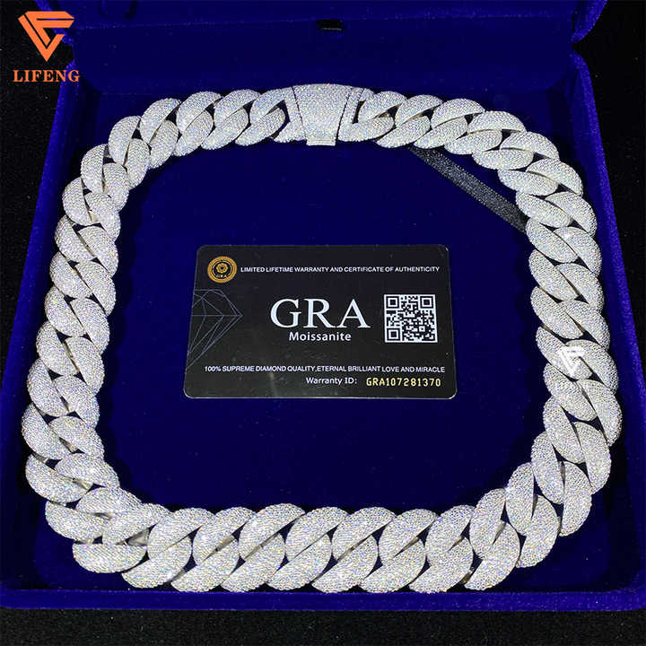23mm High Quality Hip Hop Jewelry Big Cuban Link Chain Custom Men's ...