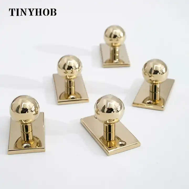 Gold Round Ball Handle Cupboard - Postmodern Furniture Knob
