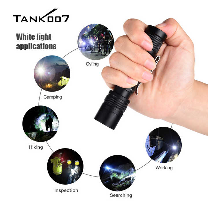Tank007 Custom Logo Flashlight Uv Inspection Torchlight