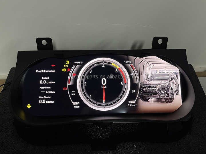 New Design LCD Cluster Speedometer for Fortuner 2016-2024
