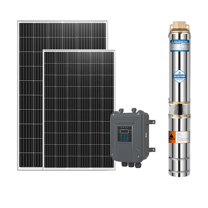 RIDA 4Inch 50M 60M 90M 100M 120M Water Head Solar Water Pump System ...