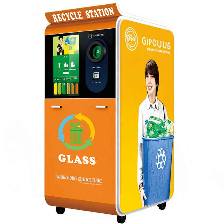 Reverse Vending Machine for Glass Bottle Recycle - Custom RVM
