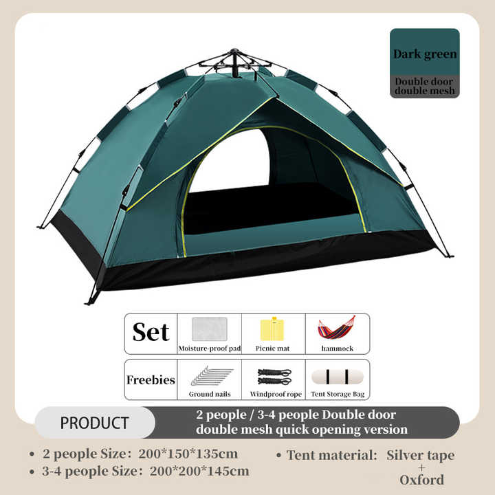 Latest Outdoor Camping Tent Sun-Proof Rain-Proof Waterproof Portable ...