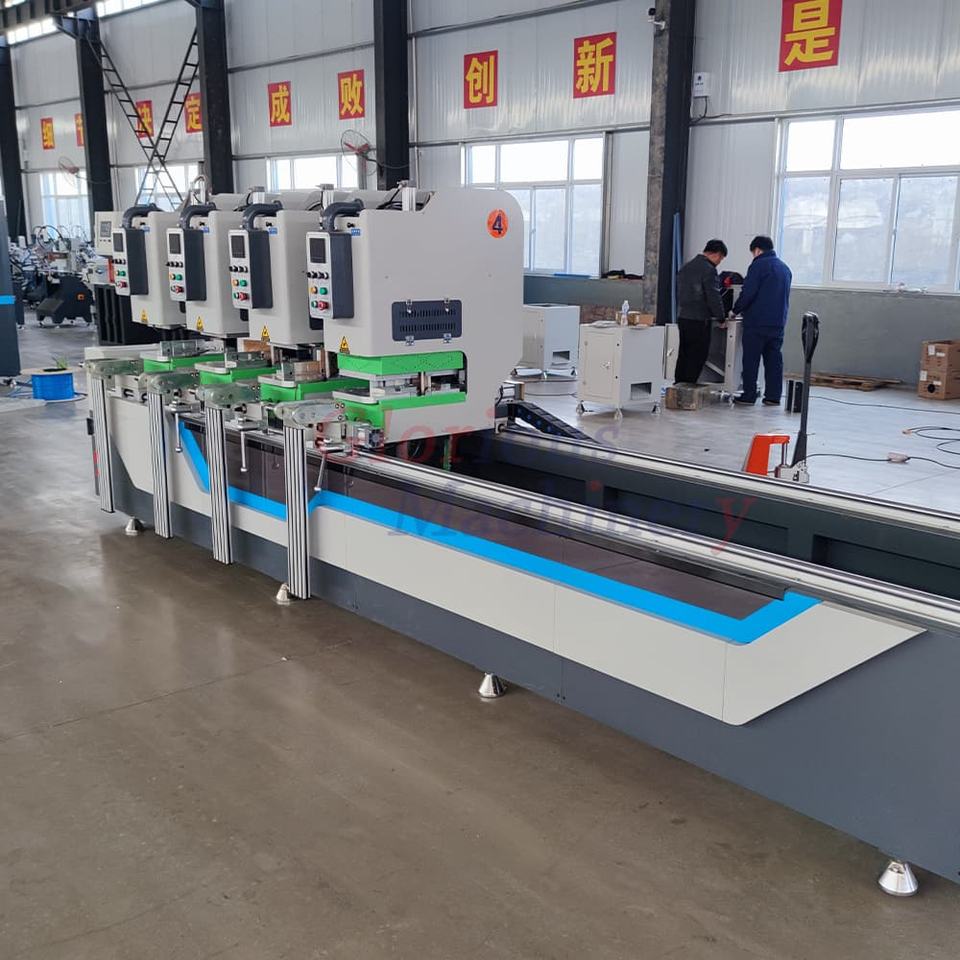 Glorious Automatic Window Door Frame UPVC Profiles Seamless Welding ...