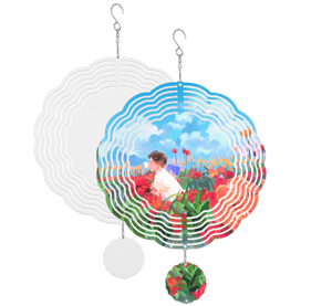 2023 New Sublimation Blanks Unique Outdoor Wind Chimes Butterfly 3D ...