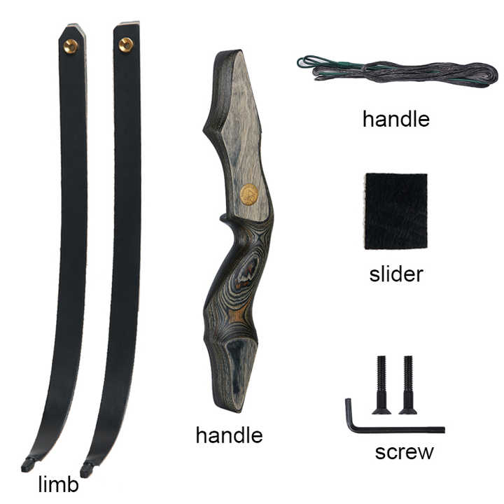 Bow Recurve Bow Wooden Handle 60 Inch Archery Traditional Archery ...