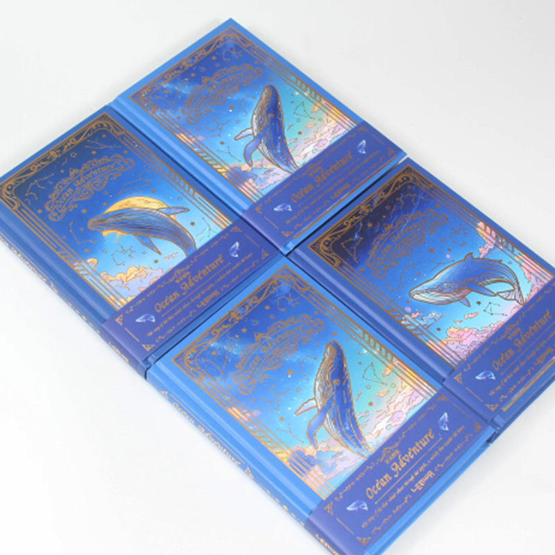 A5 Size Hardcover Notebook with Thermal Binding Color Inside Pages ...