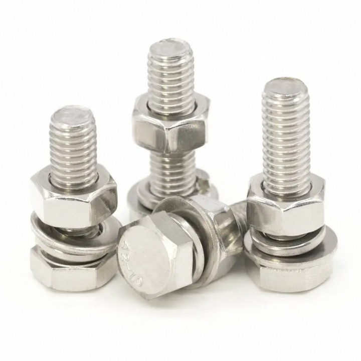 Grade 8.8 Stainless Steel SS A2-70 A2-80 A4-70 A4-80 GB5789 Combination ...