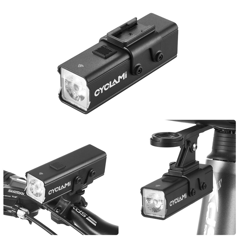 CYCLAMI 1000 Lumen USB Rechargeable Bike Light - Waterproof LED Front ...