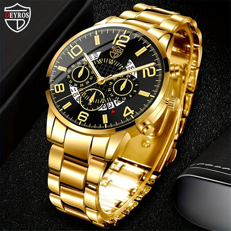 TUME Cross-Border Best-Selling Watch Set of 4 Men's Business Quartz ...