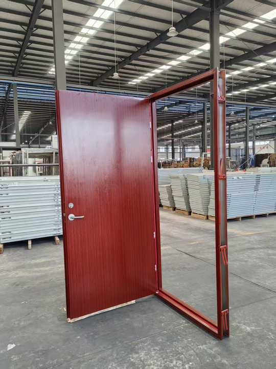 Hollow Metal Fire-Rated Entry Door Steel Fire-Proof Emergency Exit Door ...