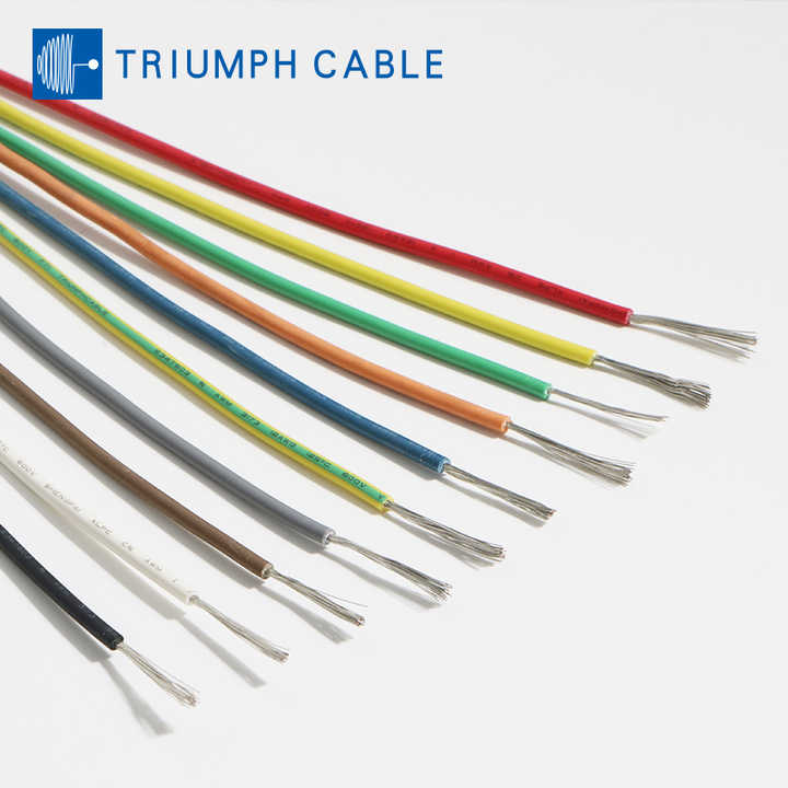 Factory PVC Hook-up Wire UL1007 Silicone Rubber Insulation Single Core 600V Roll Tinned Copper ...