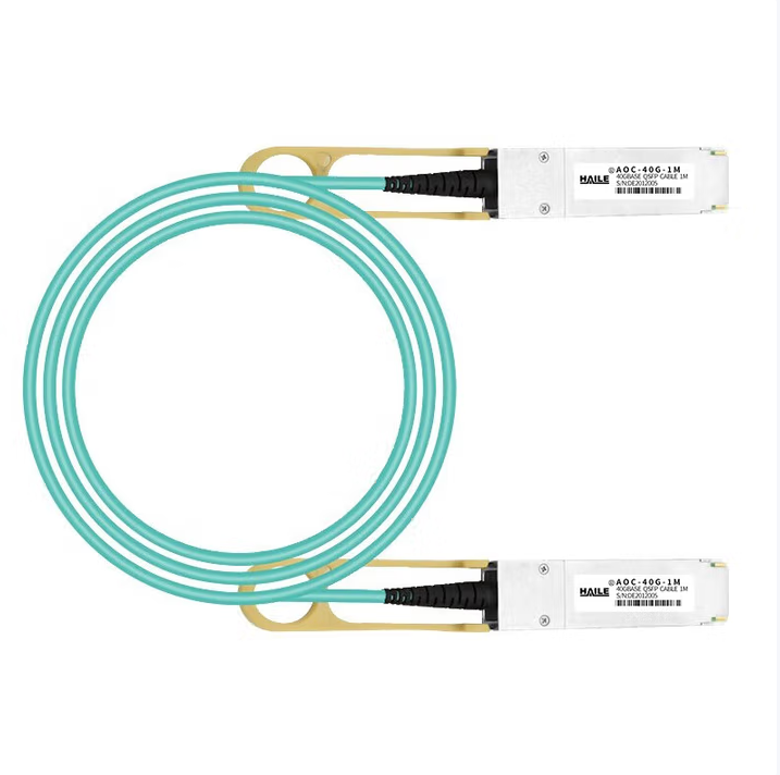QSFP+AOC 40G/40G Active Optical Cables Fiber Optic Equipment 5G Network ...