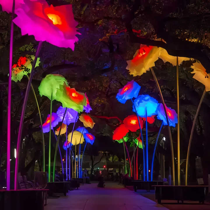 Giant Flower Sculpture Light - Perfect for Event Weddings