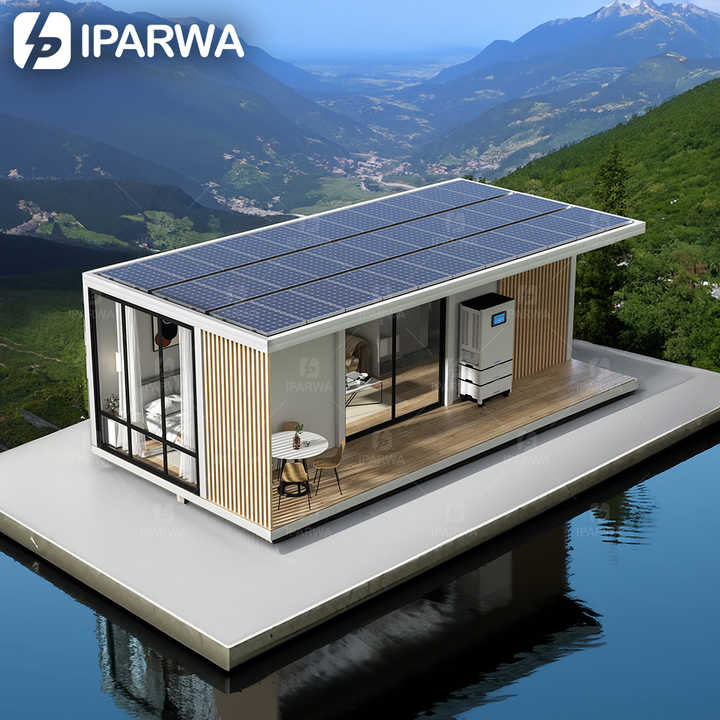 Prefab Container House with Solar System - 20+ Years Lifespan