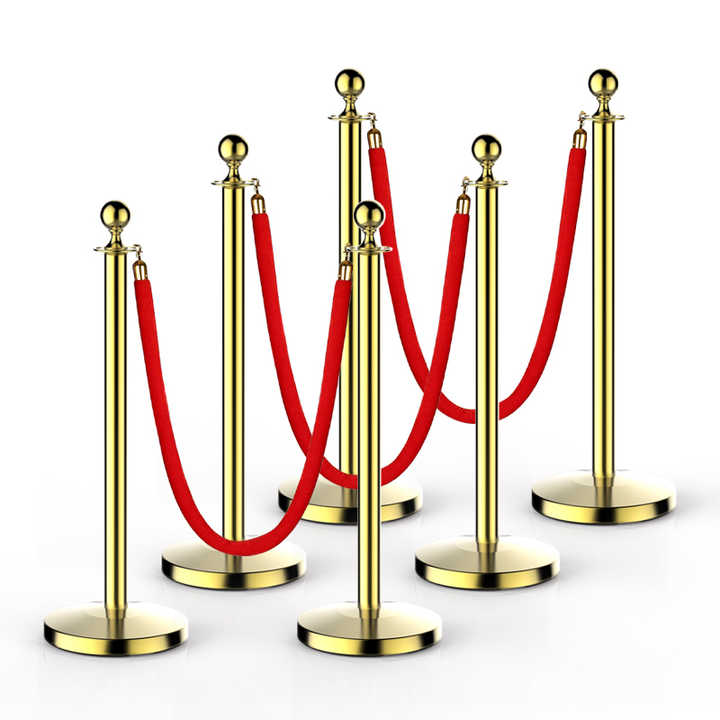 Museum Station Theater Custom Line Stainless Steel Manager Queue Stand ...