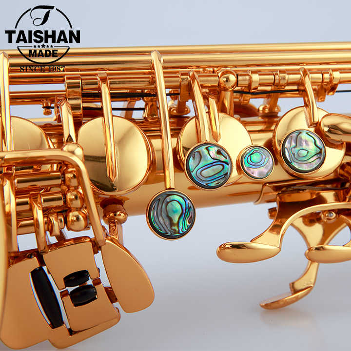 Professional Alto Saxophone Gold Lacquer Sax - Taishan TSAS-5000S