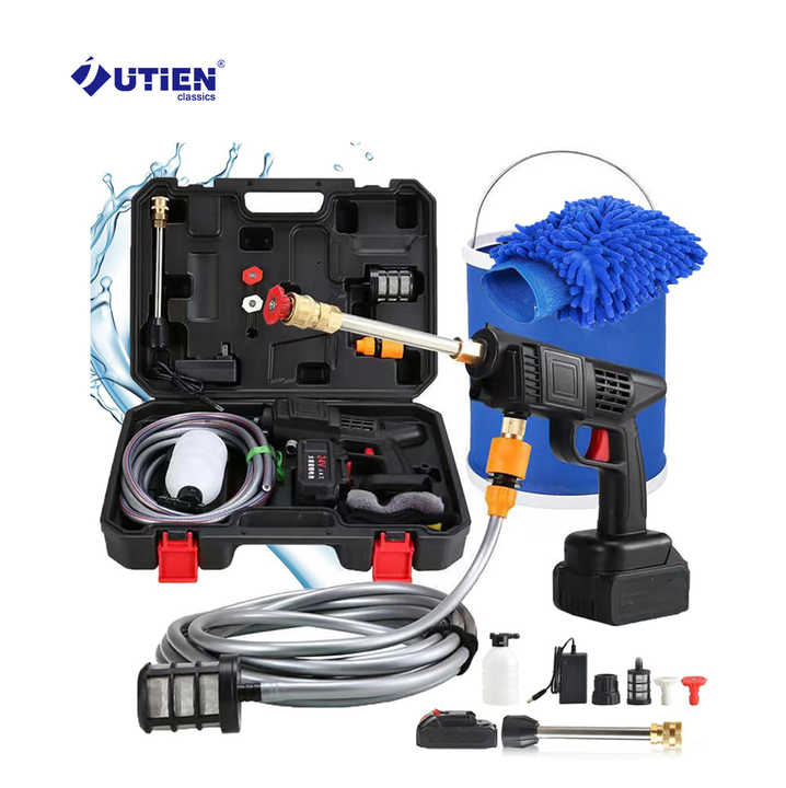 Powerful Wireless Portable Car Washer - Cordless Jet Foam Gun