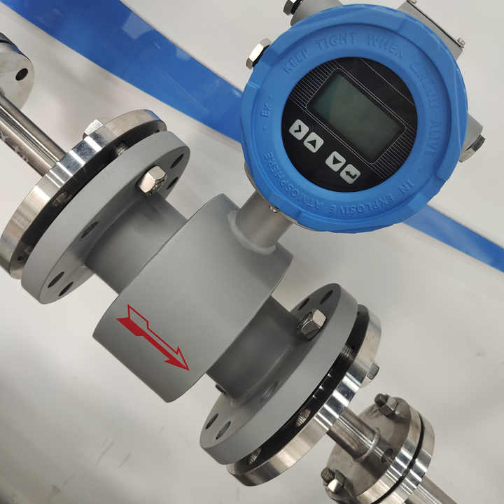 Dn50 Digital Magnetic Flow Meter Stainless Steel Plastic ...