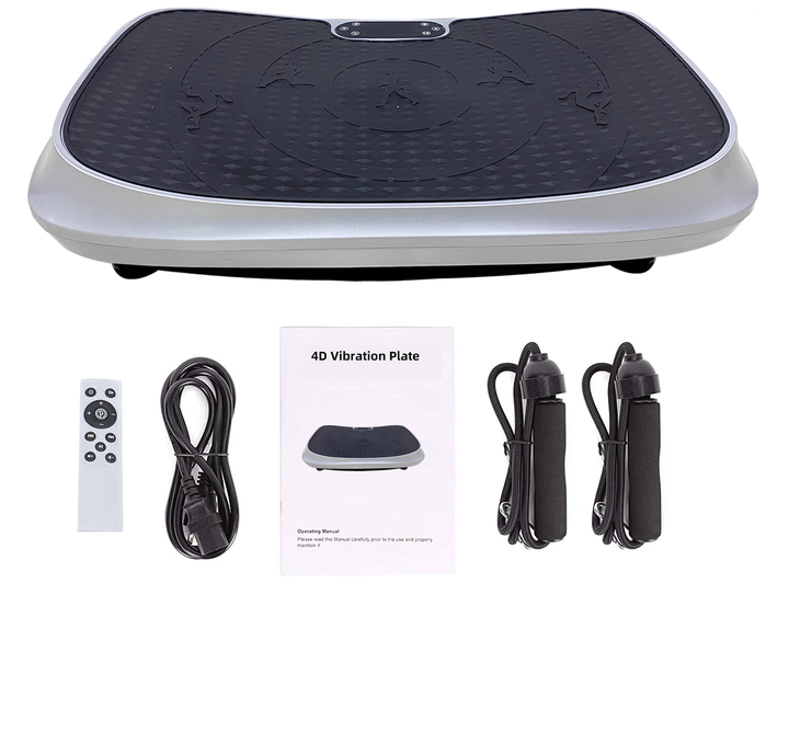 4D Vibration Plate Exercise Machine Whole Body Workout Vibration ...
