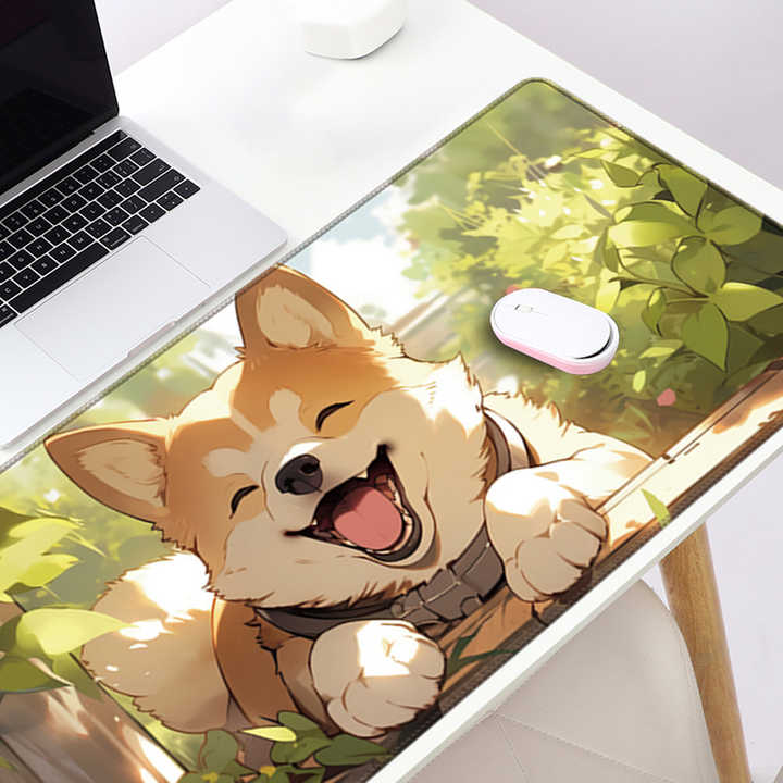 Gaming Mouse Pad Cartoon Animal Anime Portable Laptop Desk Pad Mat ...