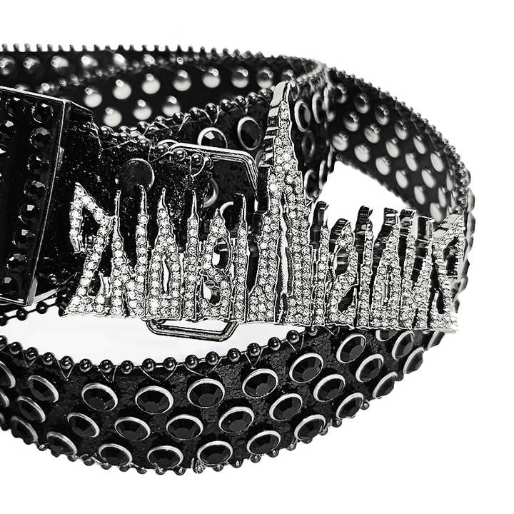 Hot Selling Custom Diamond Belts Strap Bling Crystal Rhinestone Belt ...