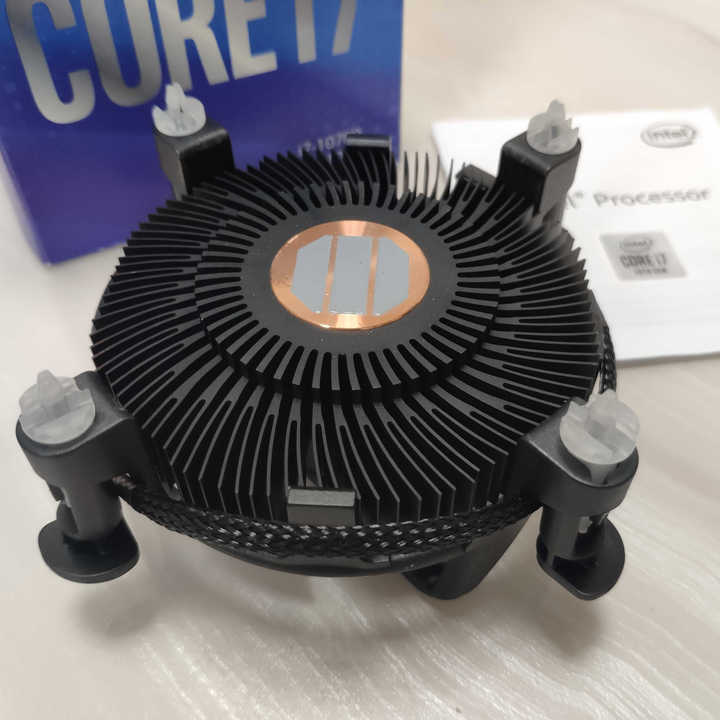 Intel original copper core radiator fan 10 generation LGA1200 115x ...